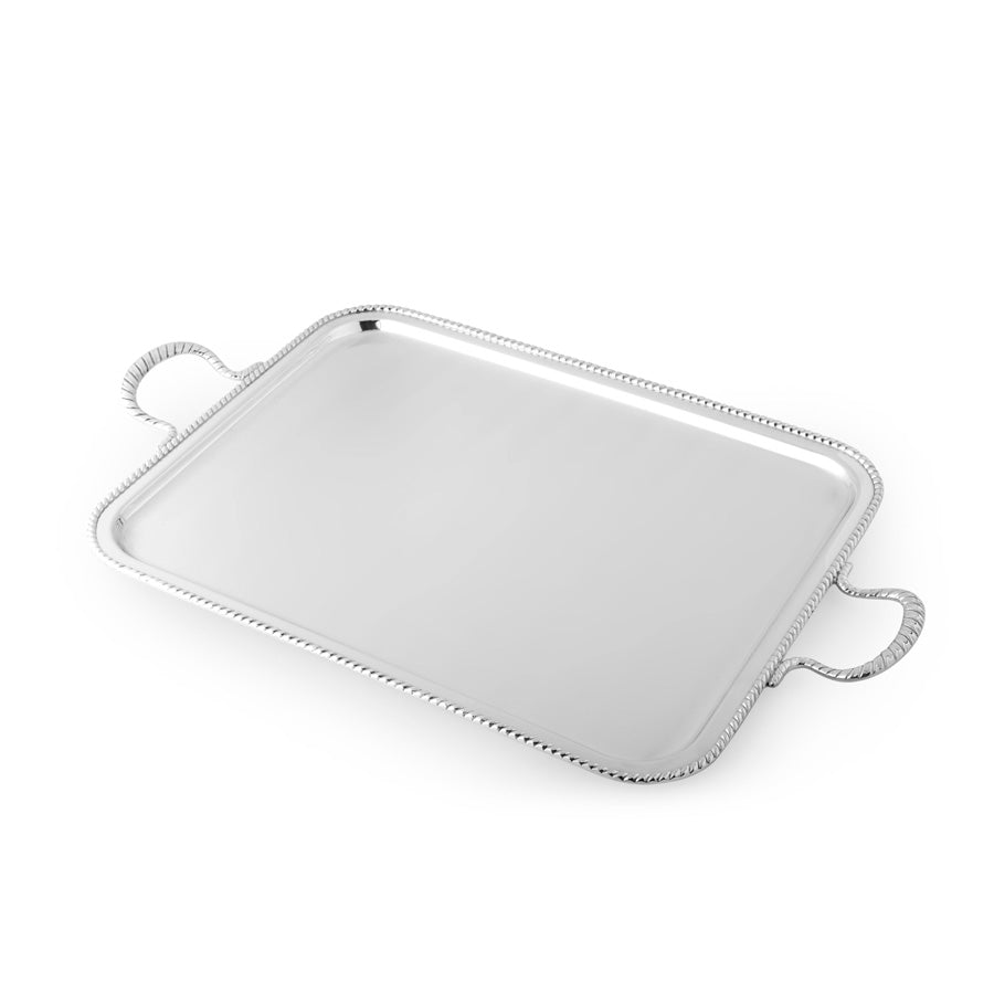 Rectangle Tray Cord Border Siennasilverware Rectangle Tray Cord Border Siennasilverware